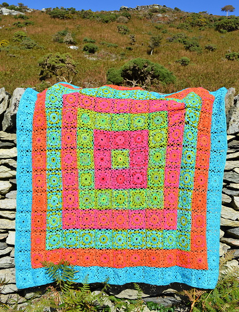 Ravelry: Queenie's Square Blanket pattern by Amanda Perkins