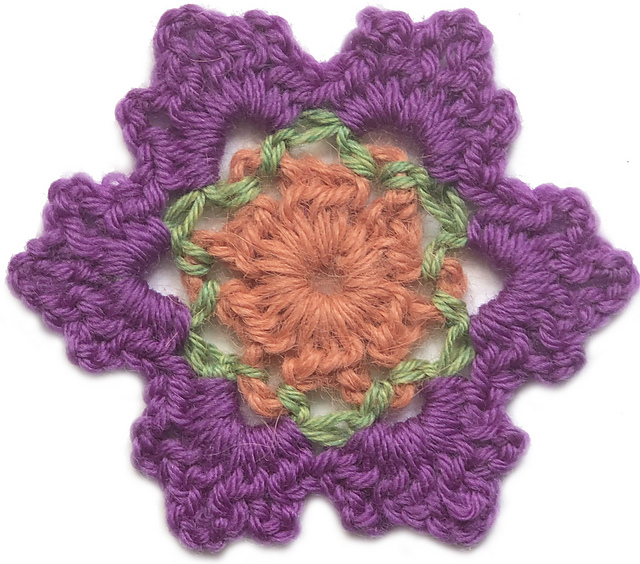 Ravelry: Begonia Crochet Motif pattern by Amanda Perkins