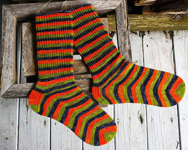 Ravelry: QueerJoe's Standard Toe-Up Sock pattern by DoublePointed Designs