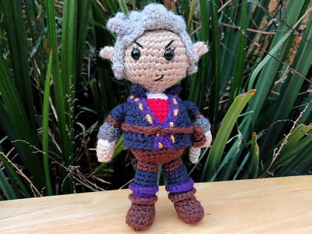 Ravelry: Astarion (Baldur's Gate 3) pattern by Quicksave Crochet
