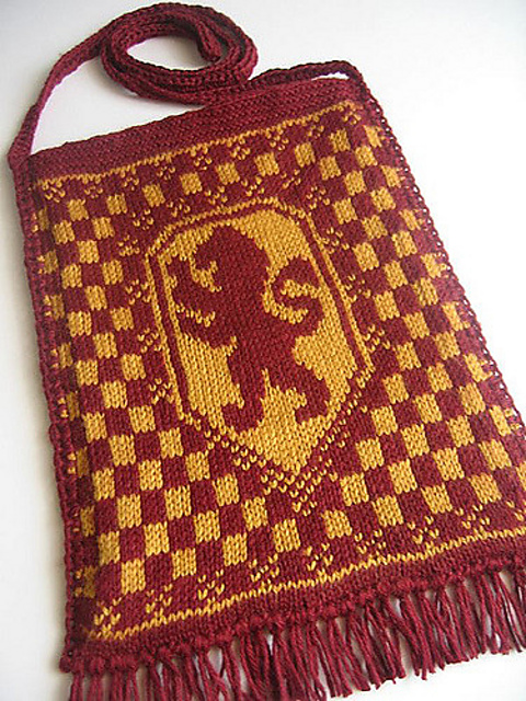 Ravelry: HP House Fair Isle Pouch Bags pattern by Rosemary Waits