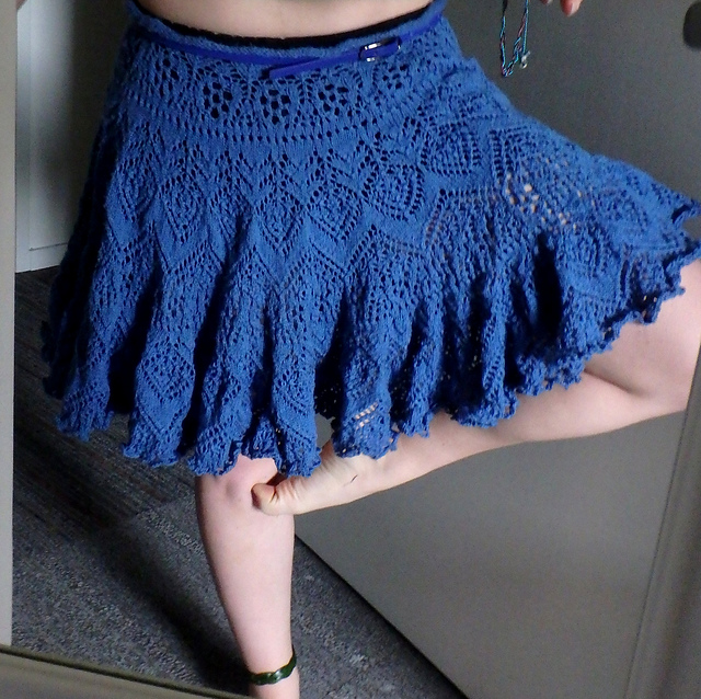 Ravelry: Quixii's Stor Lysedug Skirt