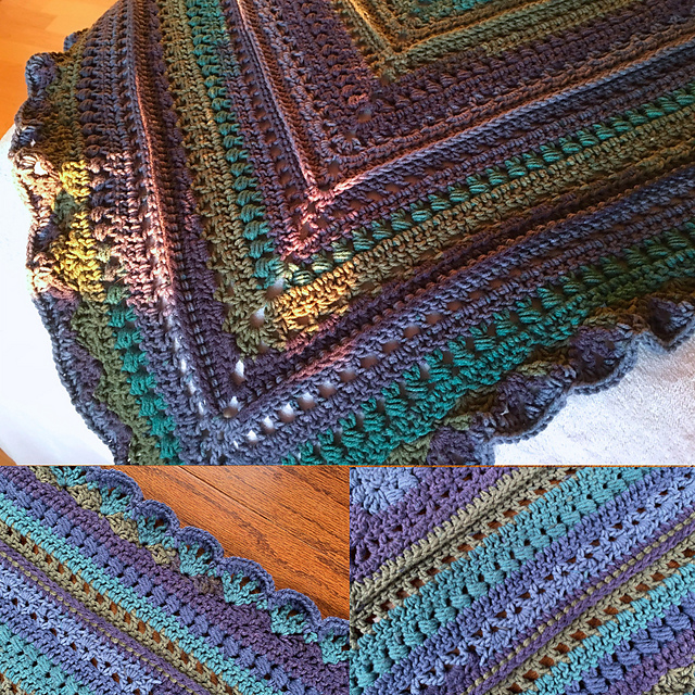 Ravelry: Winterberry Blanket pattern by Rachel Beth