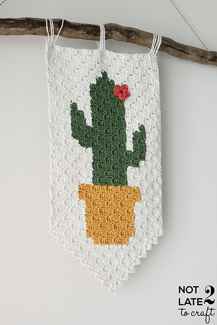 Ravelry: Banderola cactus / Cactus banner pattern by Not 2 late to craft