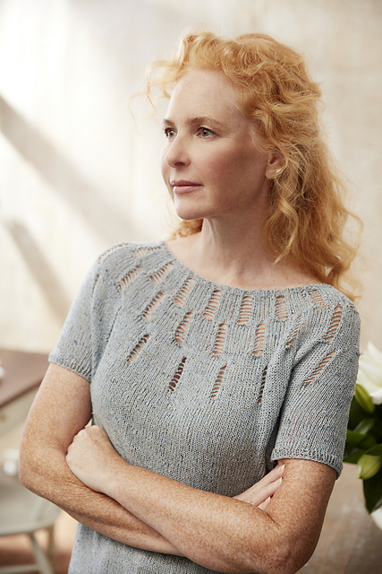 Ravelry: S11206 Haylie Top-down Shirt pattern by Dorothea Neumann