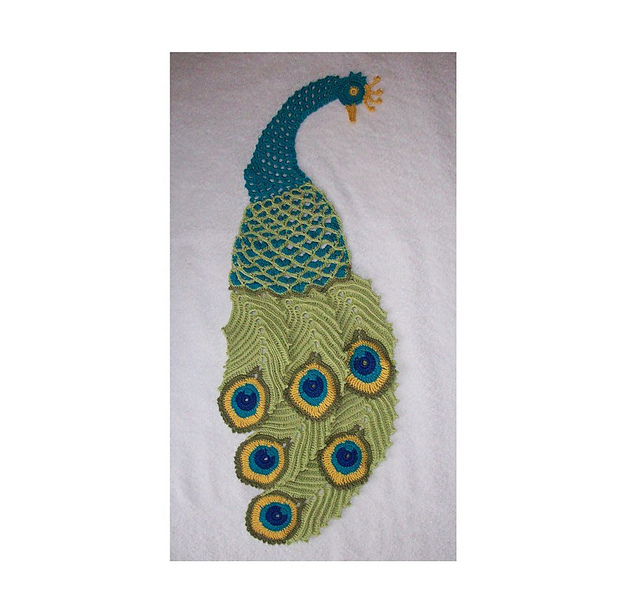 Ravelry: Crocheted Peacock pattern by Richard Sechriest
