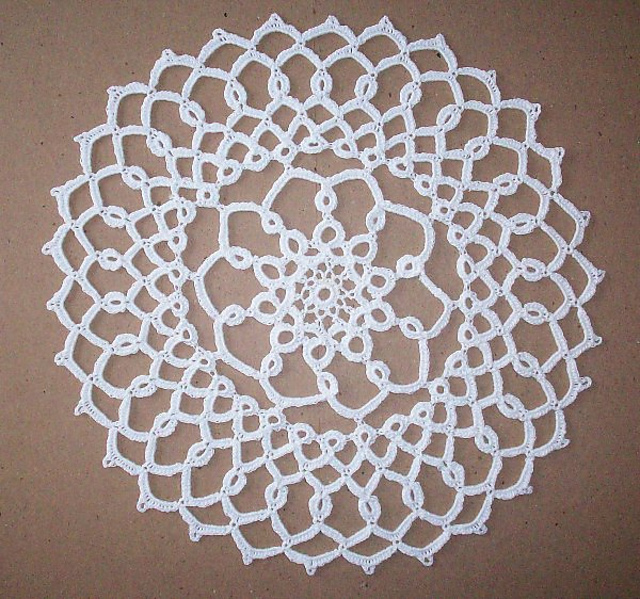 Ravelry: RLSCrochet's 81 Ring Crocheted Doily