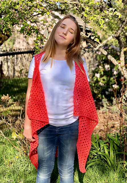 Ravelry: Easy Waterfall Cardigan pattern by RaeLynn Endicott