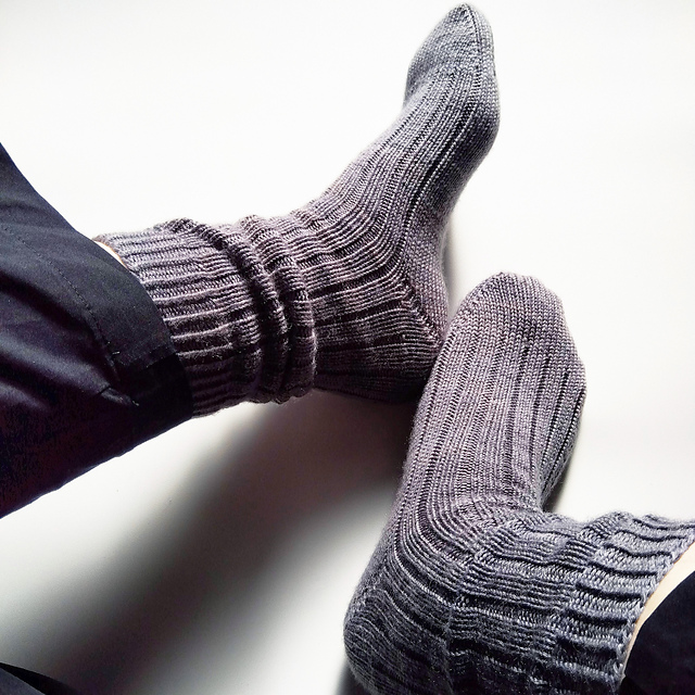 Ravelry: First Ribbed Socks pattern by Midori Maruyama