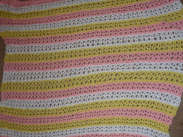 Ravelry: Striped Crochet Afghan pattern by Roseanna Beck