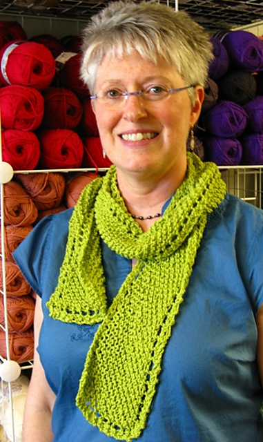 Ravelry: Bias Knit Scarf pattern by Rebecca Roush