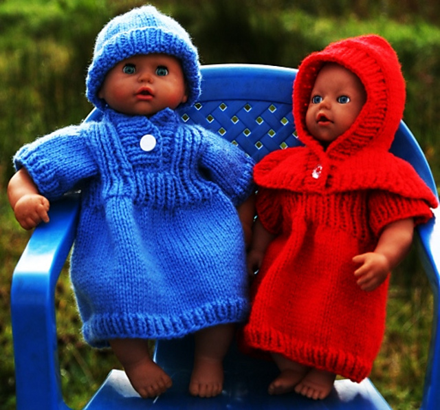 Ravelry: Riding Hood Dress and Hat for Baby Doll pattern by Rachael ...