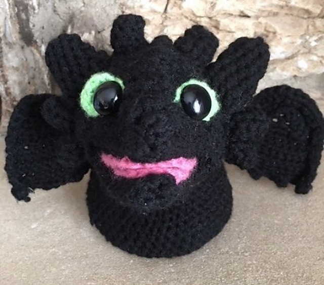 Ravelry: How to Train Your Dragon Toothless Bust pattern by Rachel ...
