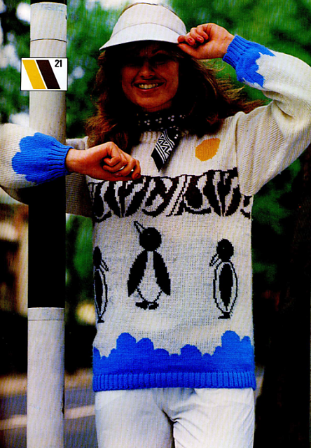 Ravelry: Lady's Penguin Sweater pattern by Brother Design Team