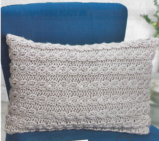 Ravelry: Chunky Cushion pattern by Lucinda Ganderton