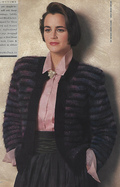 Ravelry: Brushed-Wool Jacket pattern by Elena Malo