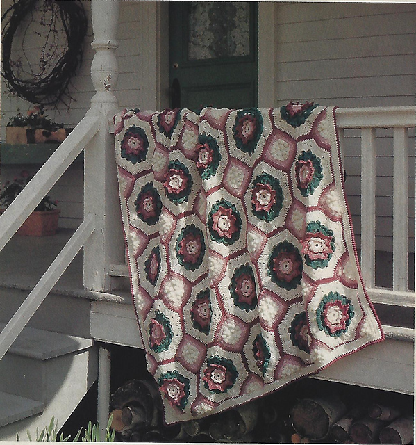 Ravelry: Rose Peony Afghan pattern by Elena Malo