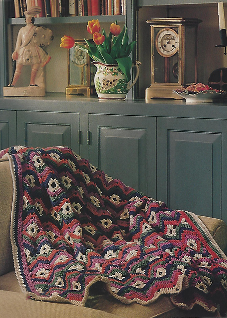 Ravelry: Multicolored Waves pattern by Jacqueline Jewett