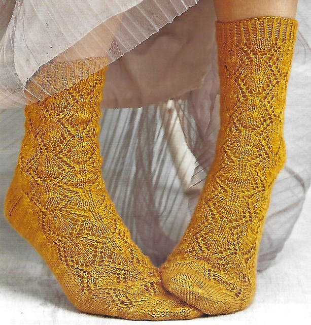 Ravelry: Lace Grace Socks pattern by Rhian Drinkwater