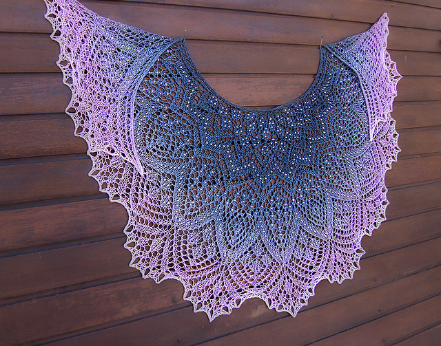 Ravelry: Pearla Lace Shawl pattern by Anna Victoria