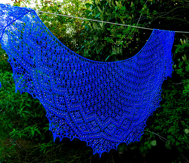 Ravelry: Her Majesty Fichu Lace Shawl pattern by Anna Victoria