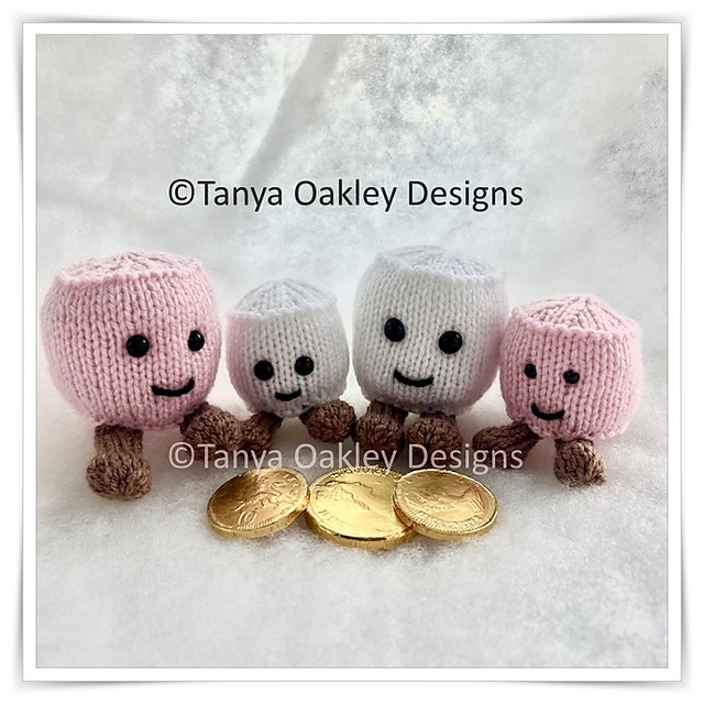 Ravelry: Marshmallow with legs pattern by Tanya Oakley
