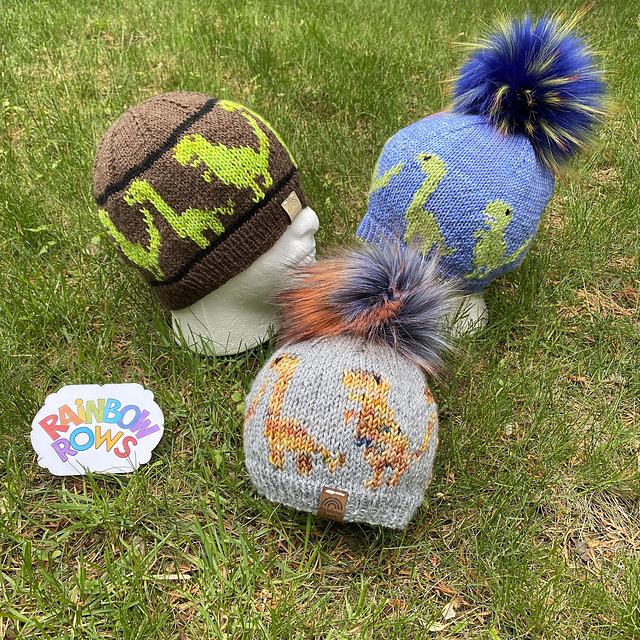 Ravelry: Dino Chase Toque pattern by Allison Peters