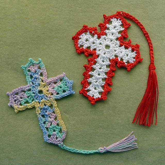 Ravelry: Dainty Cross Bookmark pattern by Rainbow Junkie