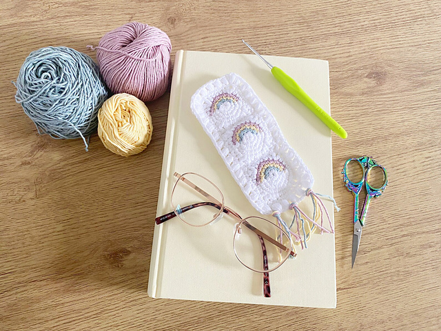 Ravelry: Rainbow Bookmark pattern by Emily Rigby