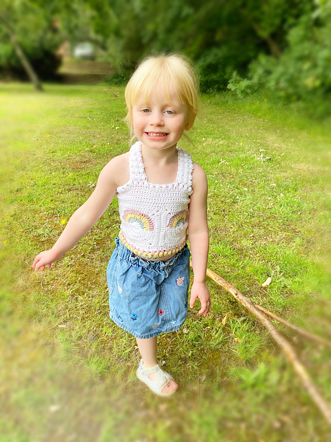 Ravelry: Summer Rainbow Top pattern by Emily Rigby