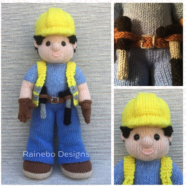 Ravelry: Construction Worker Doll pattern by Lorraine Pistorio