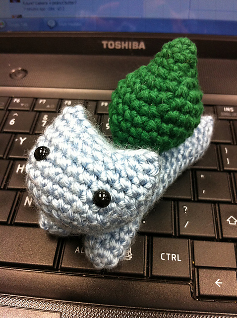 Ravelry: Minimalist Bulbasaur pattern by Kelley Freeman
