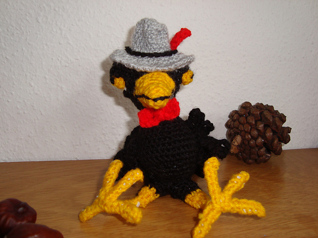 Ravelry: Charlie Bird, Raven or Crow pattern by S. Pendleton