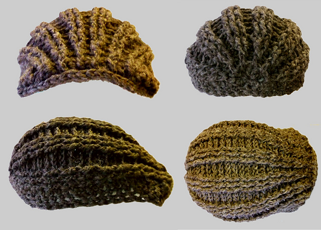 Ravelry: Deep Rib Flat Cap pattern by Tim Arrington - Elevated Fibers