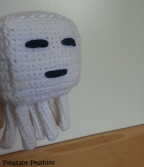 Ravelry: Minecraft Ghast pattern by Rachel Hulett
