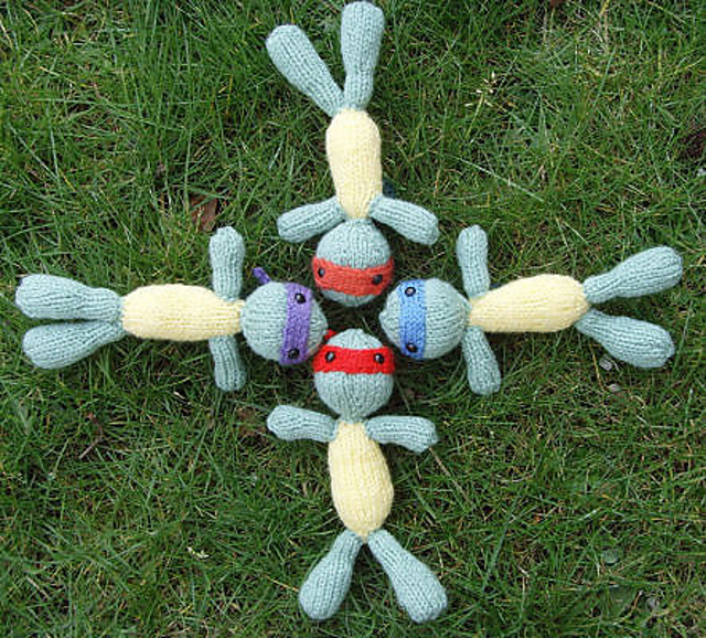 Ravelry: Teenage Mutant Ninja Turtles pattern by Raynor Gellatly
