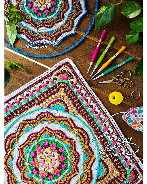 Ravelry: Javaneh Mandala pattern by nana razpoush