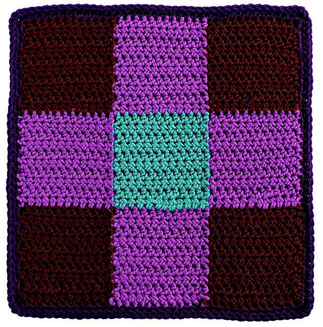 Ravelry: Square 2: Nine-Patch pattern by Laurinda Reddig
