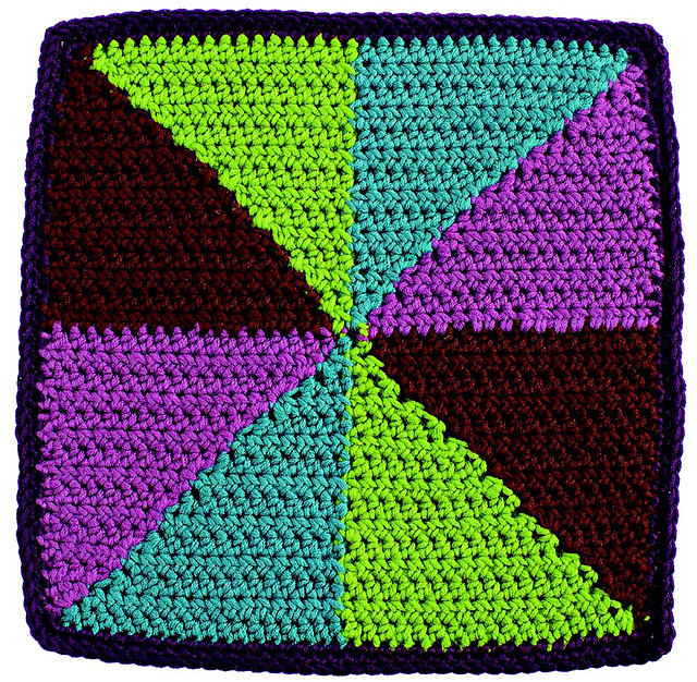 Ravelry: Square 8: Pinwheel pattern by Laurinda Reddig