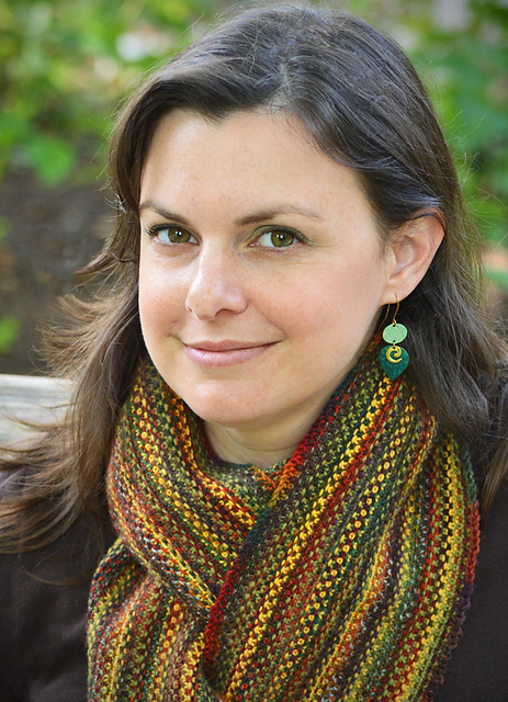 Ravelry: Linen-Stitch Scarf pattern by Cynthia Spencer