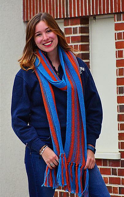 Ravelry: School-Spirit Scarf pattern by Cynthia Spencer