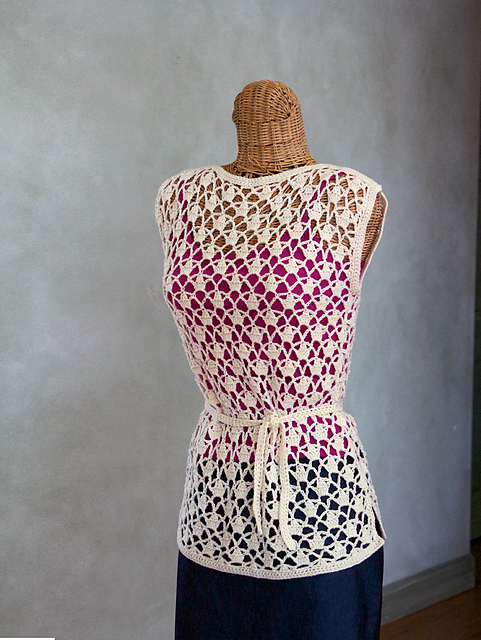 Ravelry: Scalloped Lace Top pattern by Rebecca Velasquez