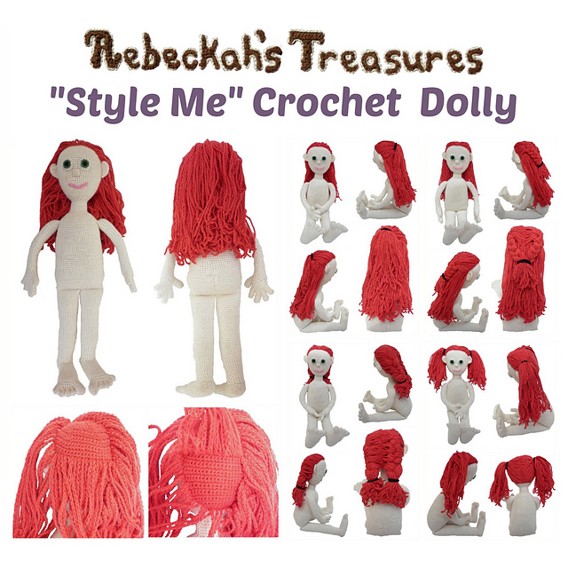 Ravelry: "Style Me" Crochet Dolly pattern by Rebeckah Ferger