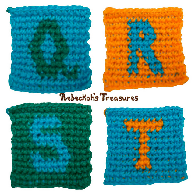 Ravelry: Q to T Block Squares pattern by Rebeckah Ferger
