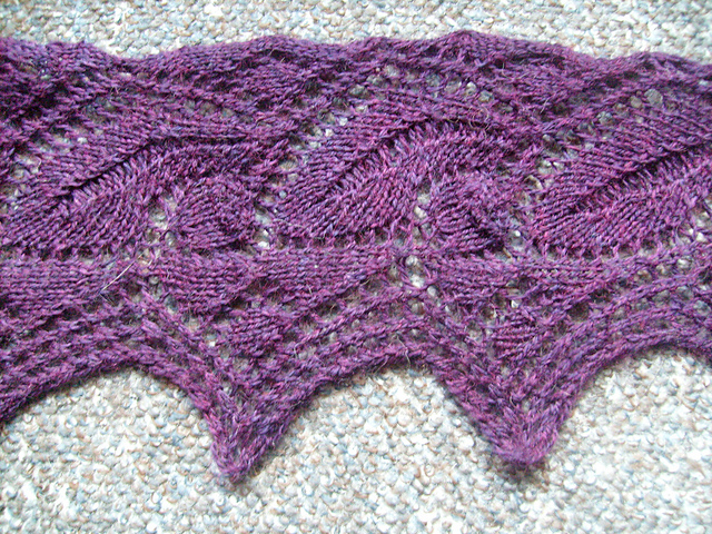 Ravelry: Leaf and Acorn Lace pattern by A.M.