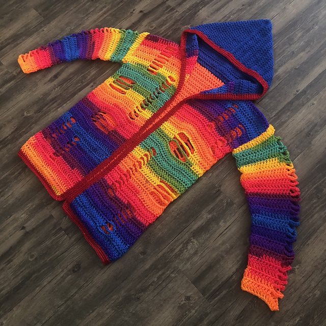Ravelry: Rainbow Glow Cardi pattern by Sudeep Rao