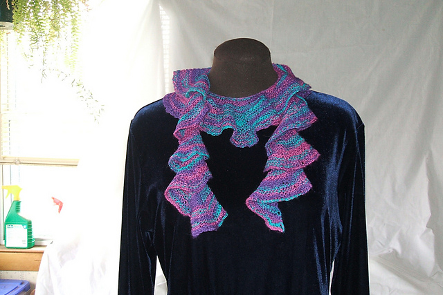 Ravelry: Spiral-Ruffle Scarf pattern by Morehouse Designs