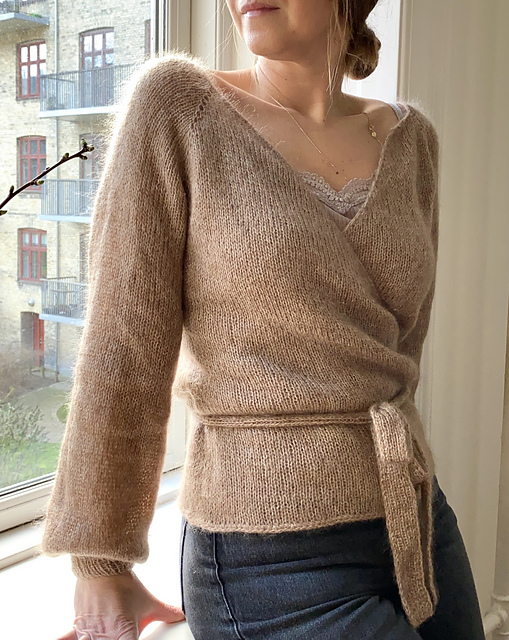Ravelry: Nigrum Wrap Cardigan pattern by Refined Knitwear - Rikke ...