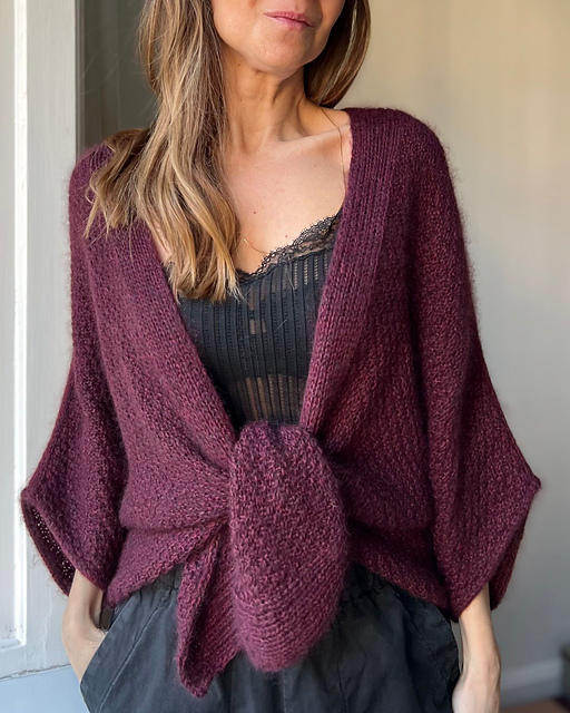 Ravelry: Fungus Shawl Cardigan pattern by Refined Knitwear - Rikke ...