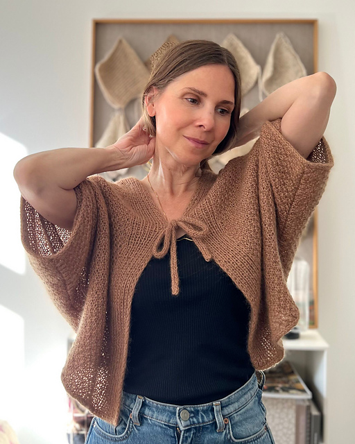 Ravelry: Fungus Shawl Jacket pattern by Refined Knitwear - Rikke Bangsgaard